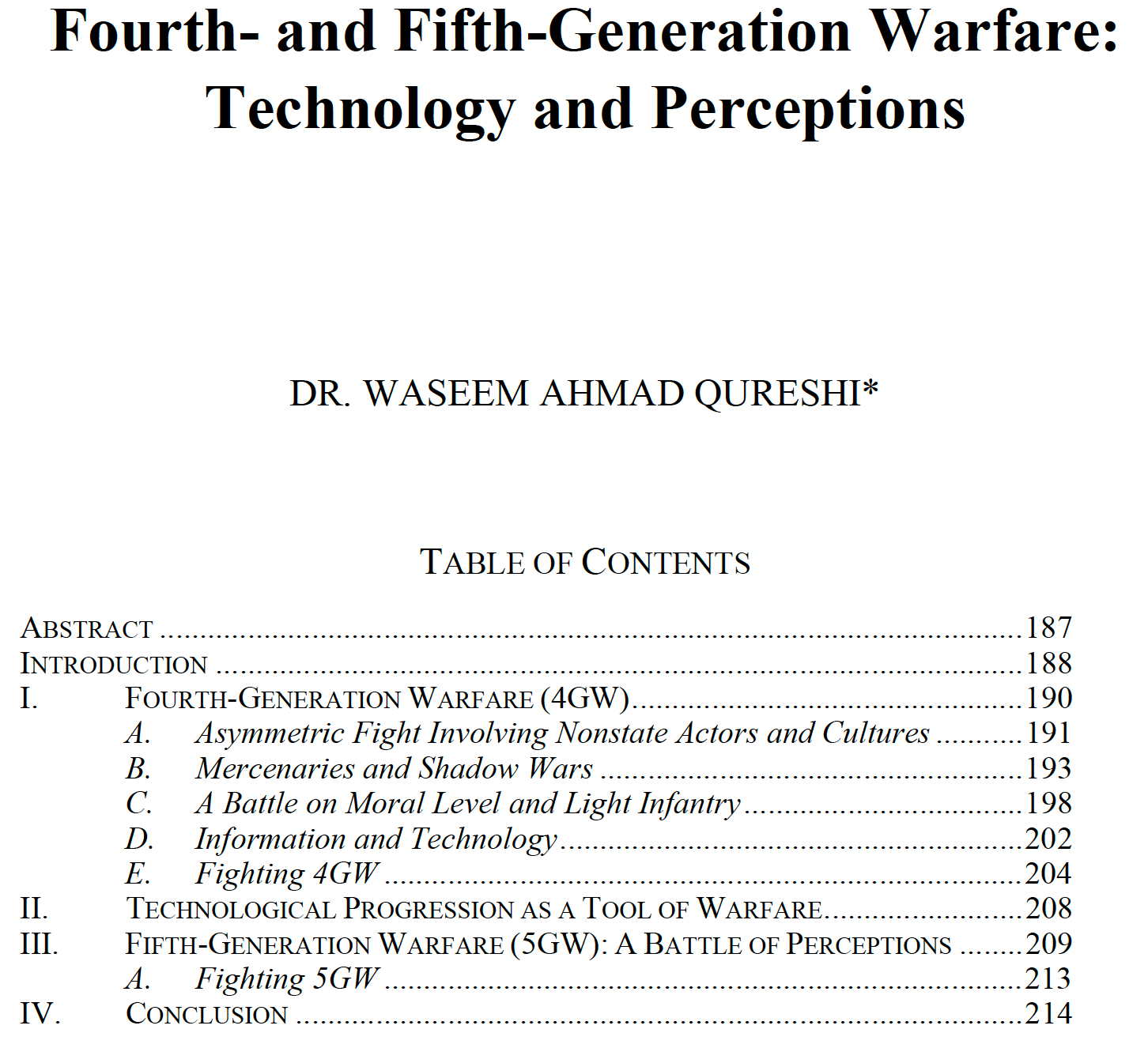 Welcome to Fifth Gen (Information) Warfare – Productivity Hub