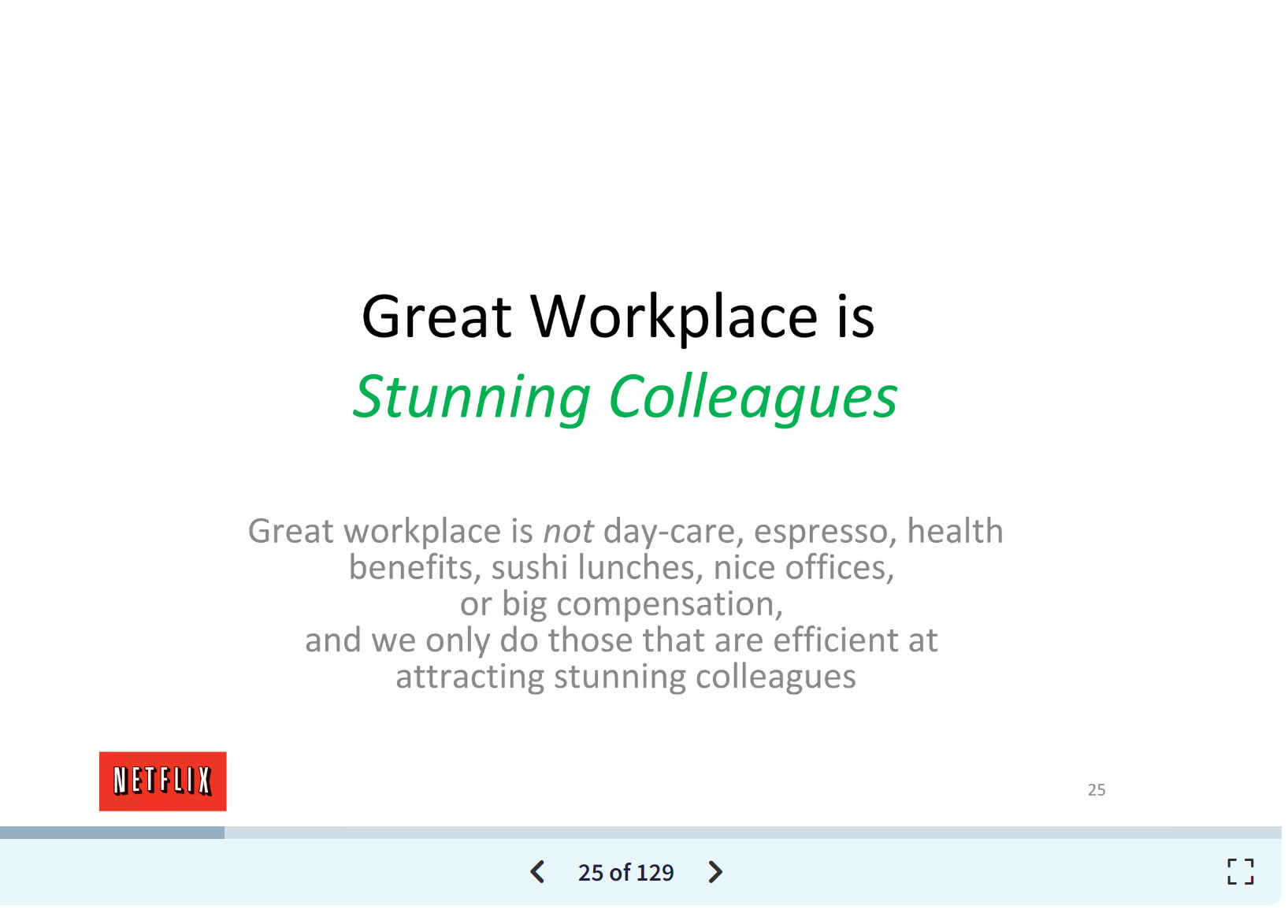 The Netflix slidedeck - by Stuart Wiffin