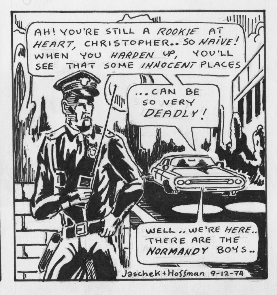Christopher McKarton: 1974 comic strip debut