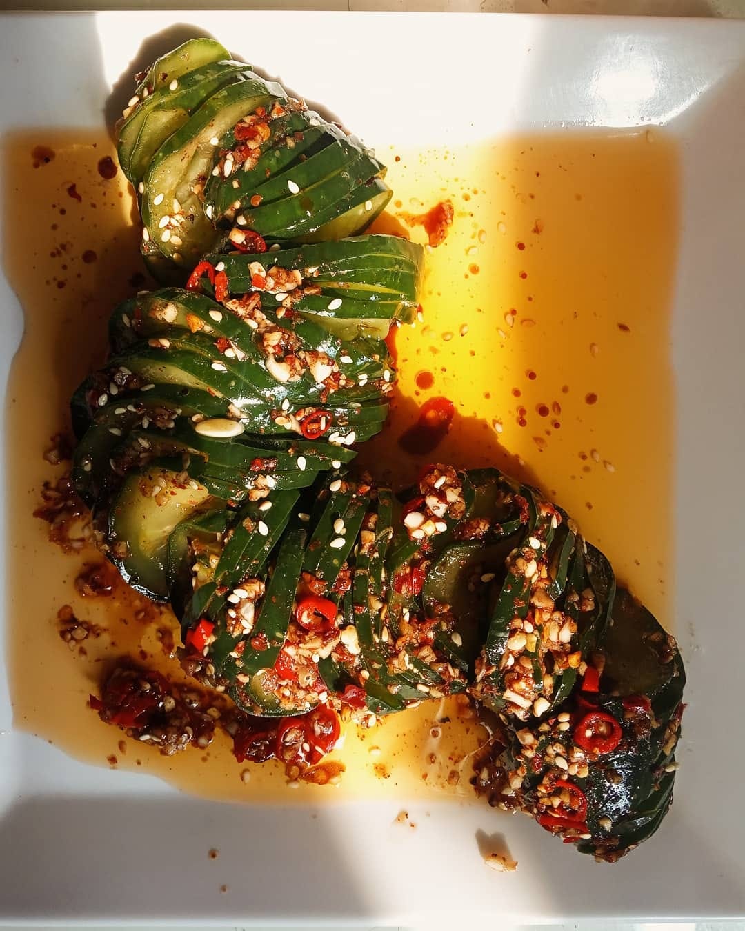 I Made Spicy Cucumbers - by Trisha Katipunan