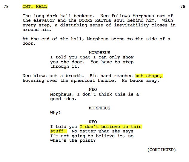 A Deleted Matrix Subplot Directly Contradicts Its Sequels