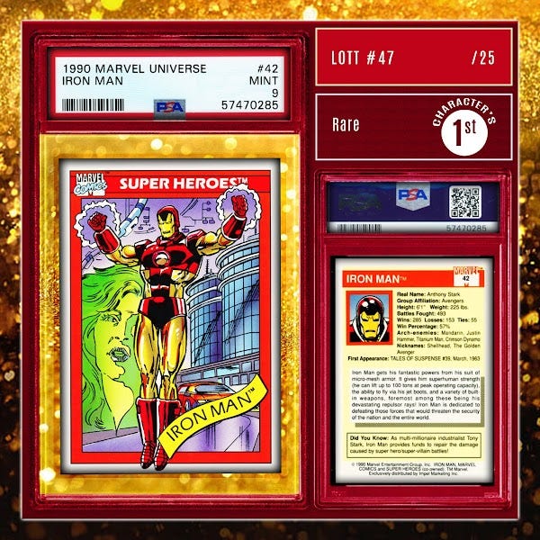 One of the most iconic trading card sets of all time, the 1990 Marvel ...