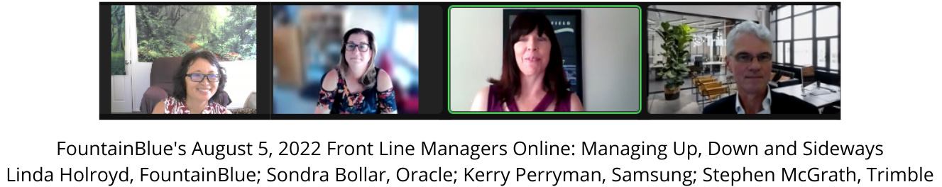 Managing Up, Down and Sideways - by Linda Holroyd