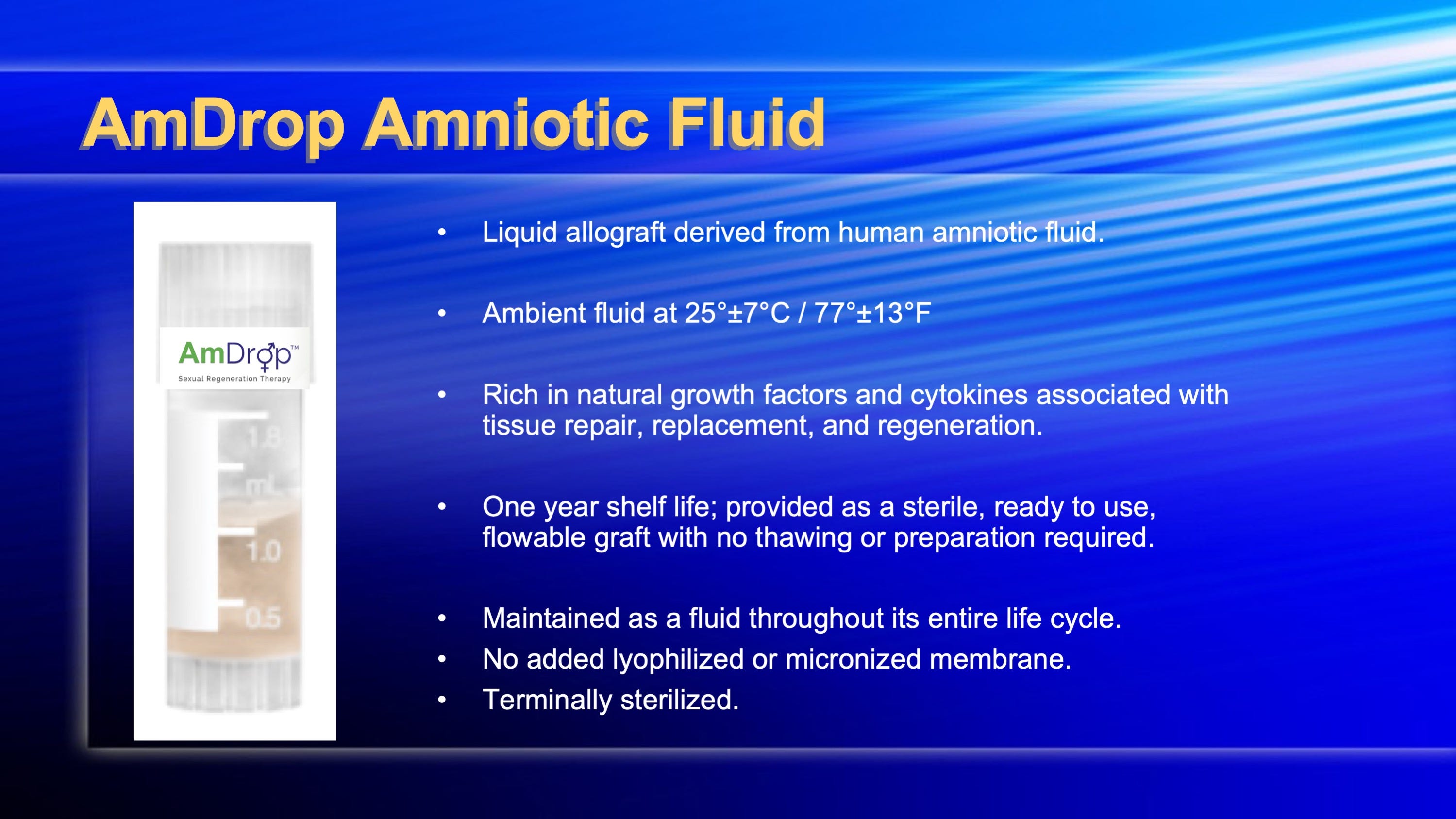 Cosmetic Gynecology Procedures: Amniotic Fluid for Gyn Use