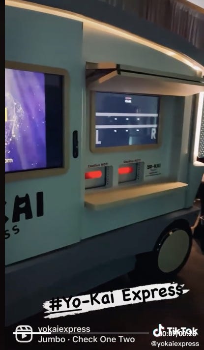 Yo-Kai Express Shows Off its Autonomous Ramen Vending Machine on Wheels