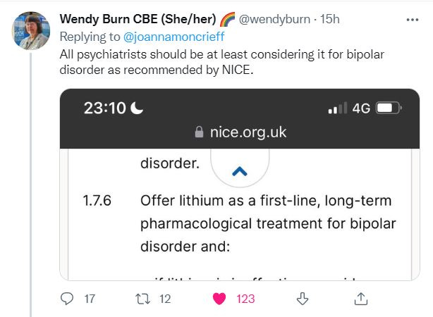 Alarming: A Psychiatrist Tells Patients With Bipolar Disorder Not to Take Their Medication