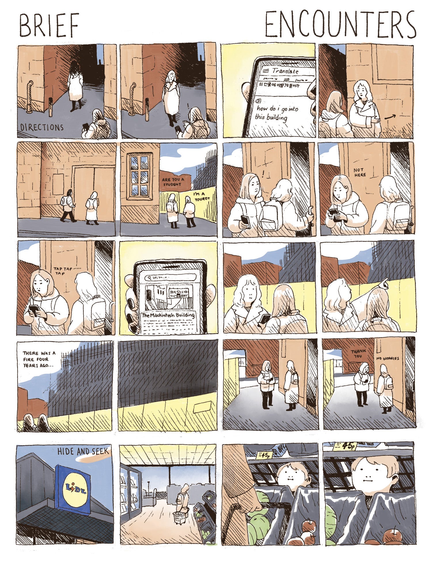 comic strip dispatches - by Rebecca - Scrap Papers