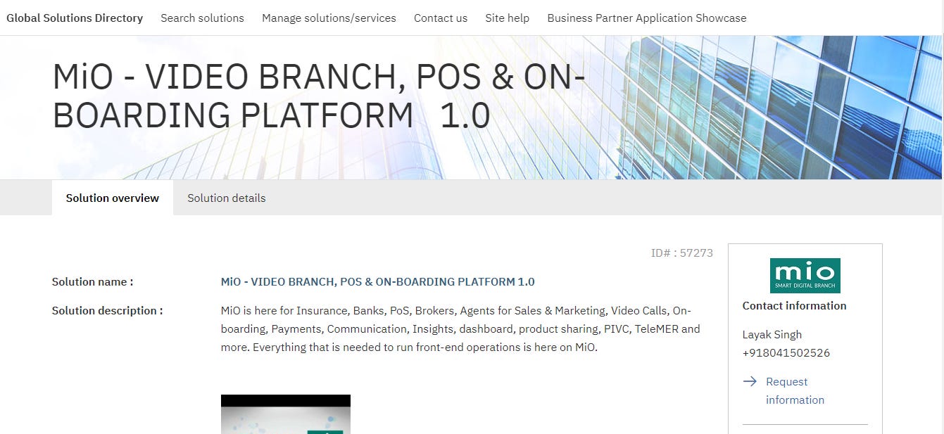 MiO by Artivatic Partners with IBM Cognitive Systems