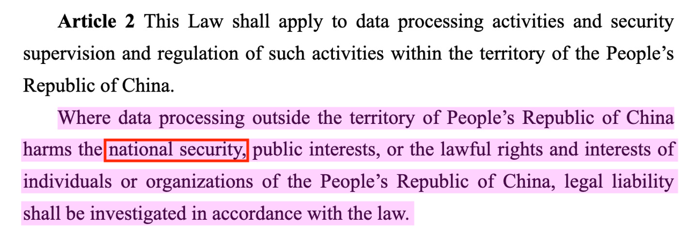 Chinese Cybersecurity Regulations & The National Security Risks Being ...