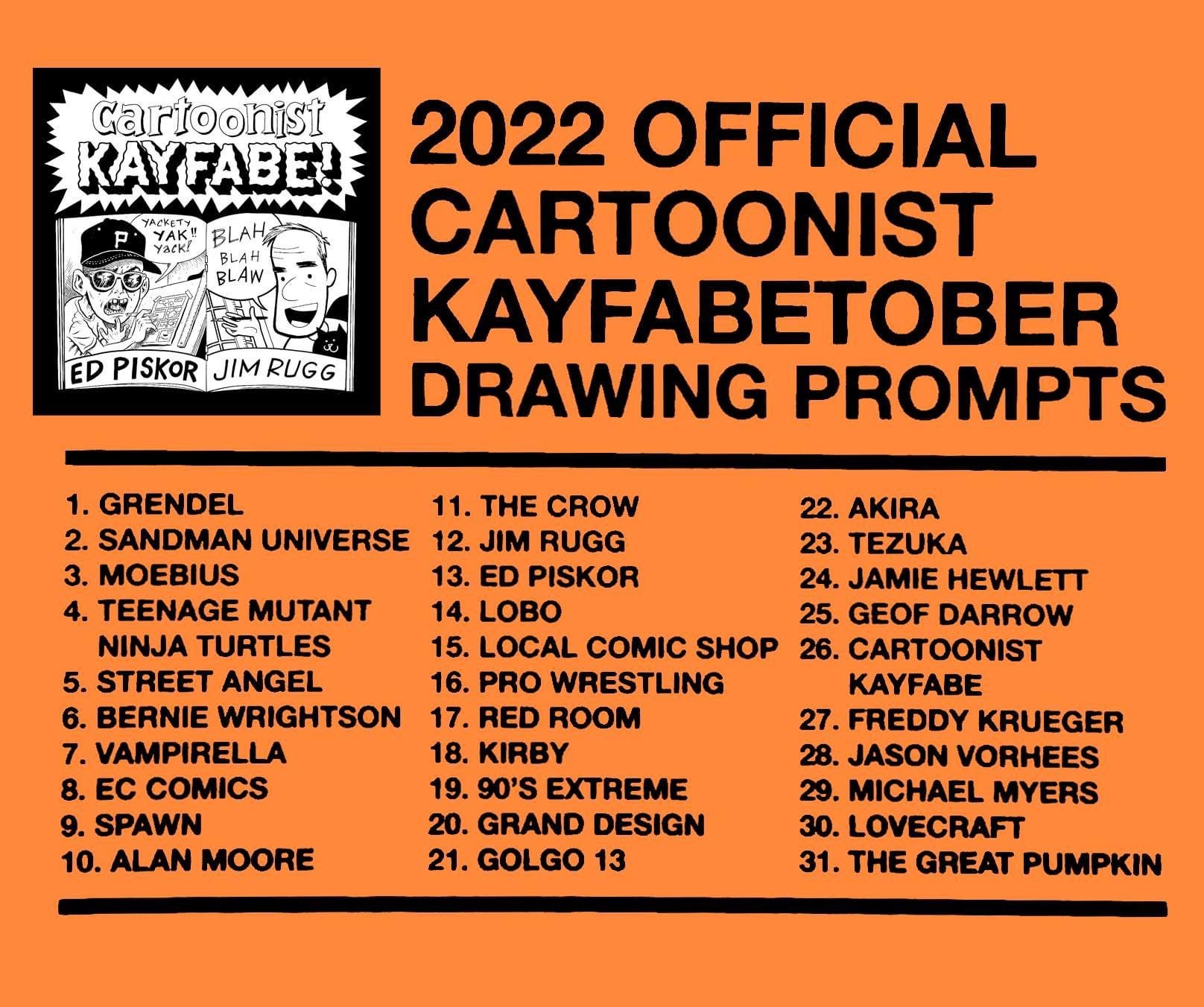 KayfabeTober - by Dr. Ben - DrBens Comix