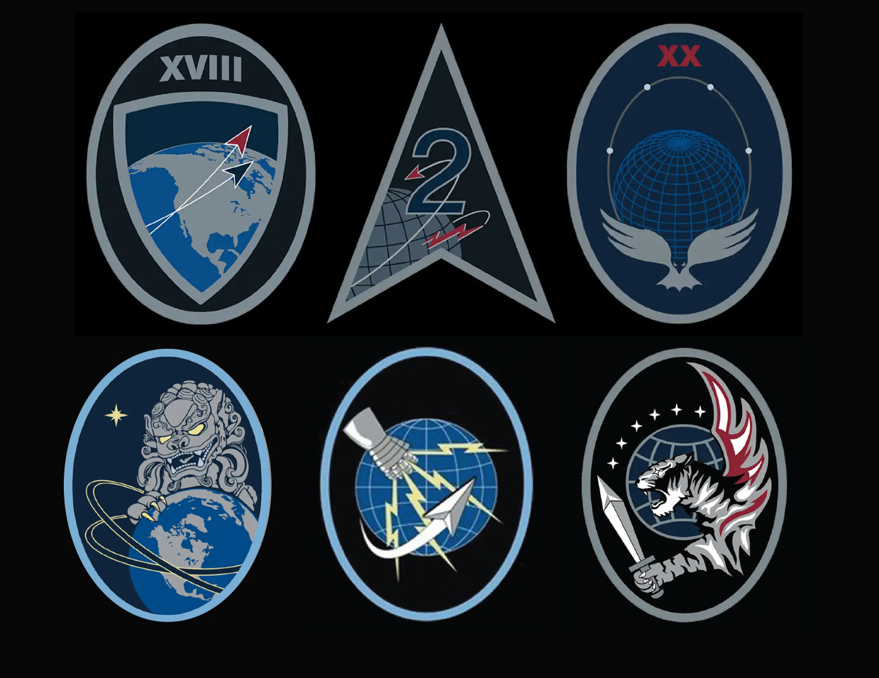 Wait, these U.S. Space Force unit logos are… metal af