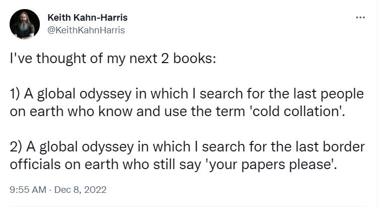 Last chance to say... - by Keith Kahn-Harris