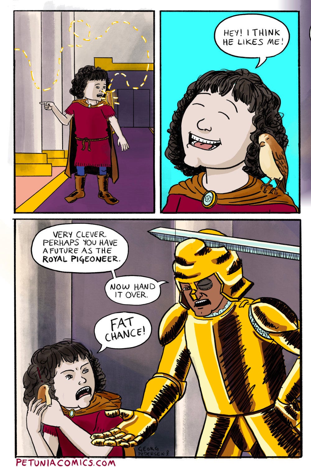 The Royal Pigeoneer - by Georg Pedersen