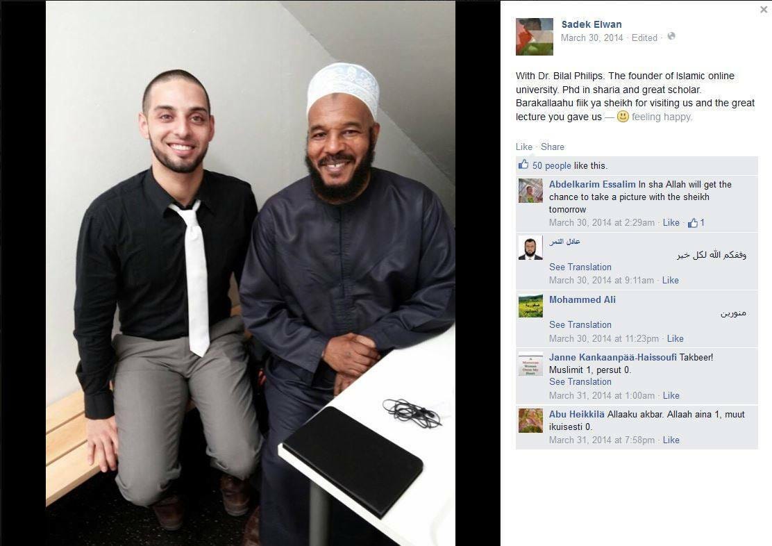 YLE:n sarjoissa näytellyt ja nykyään nuorten suosimassa TikTokissa videoita tekevä Sadek Elwan ...