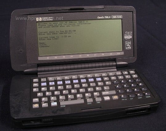 The first smartphone: 1994's IBM Simon - by Bryan Lunduke