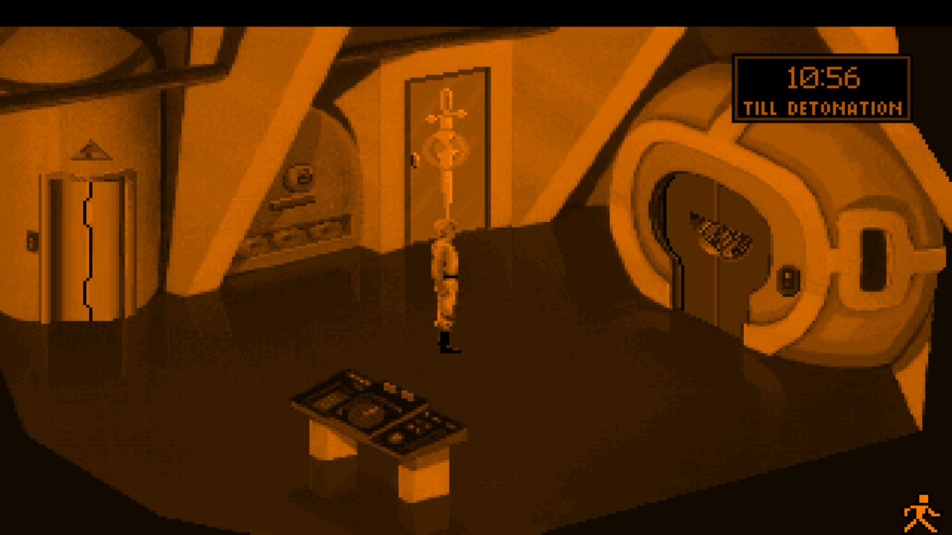 The beauty of computer games on Amber screens