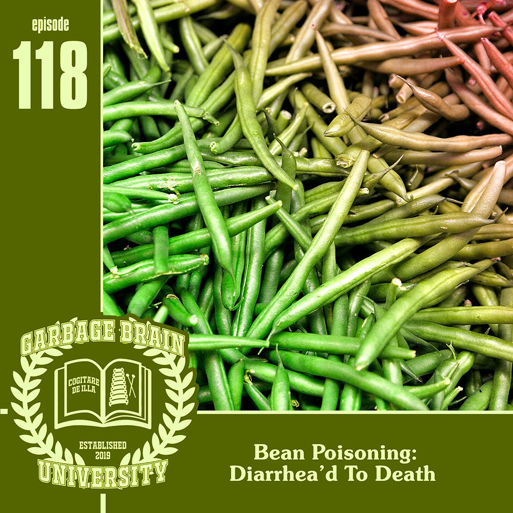 GBU 118: Bean Poisoning: Diarrhea'd To Death