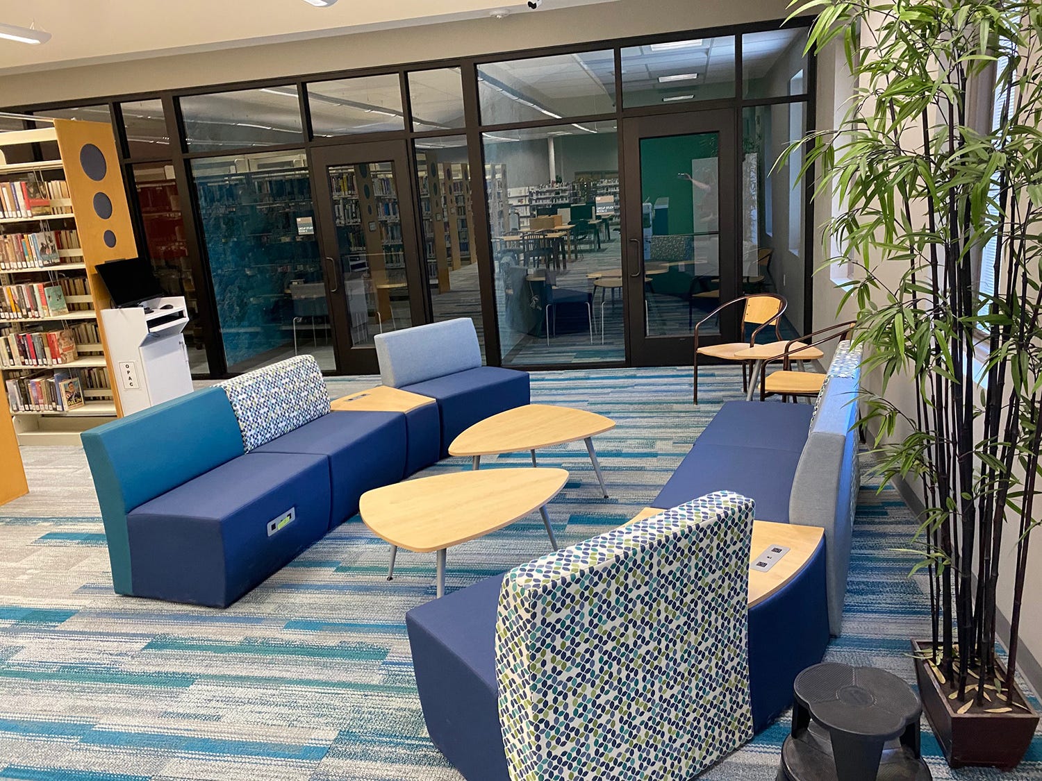 Del Webb Library reopens with new look after being closed for a full ...