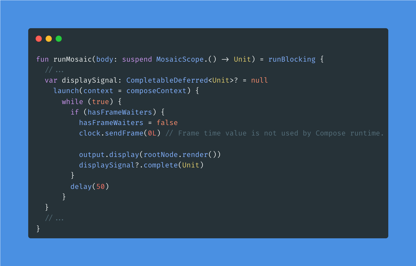 Writing a custom client library for the Compose runtime