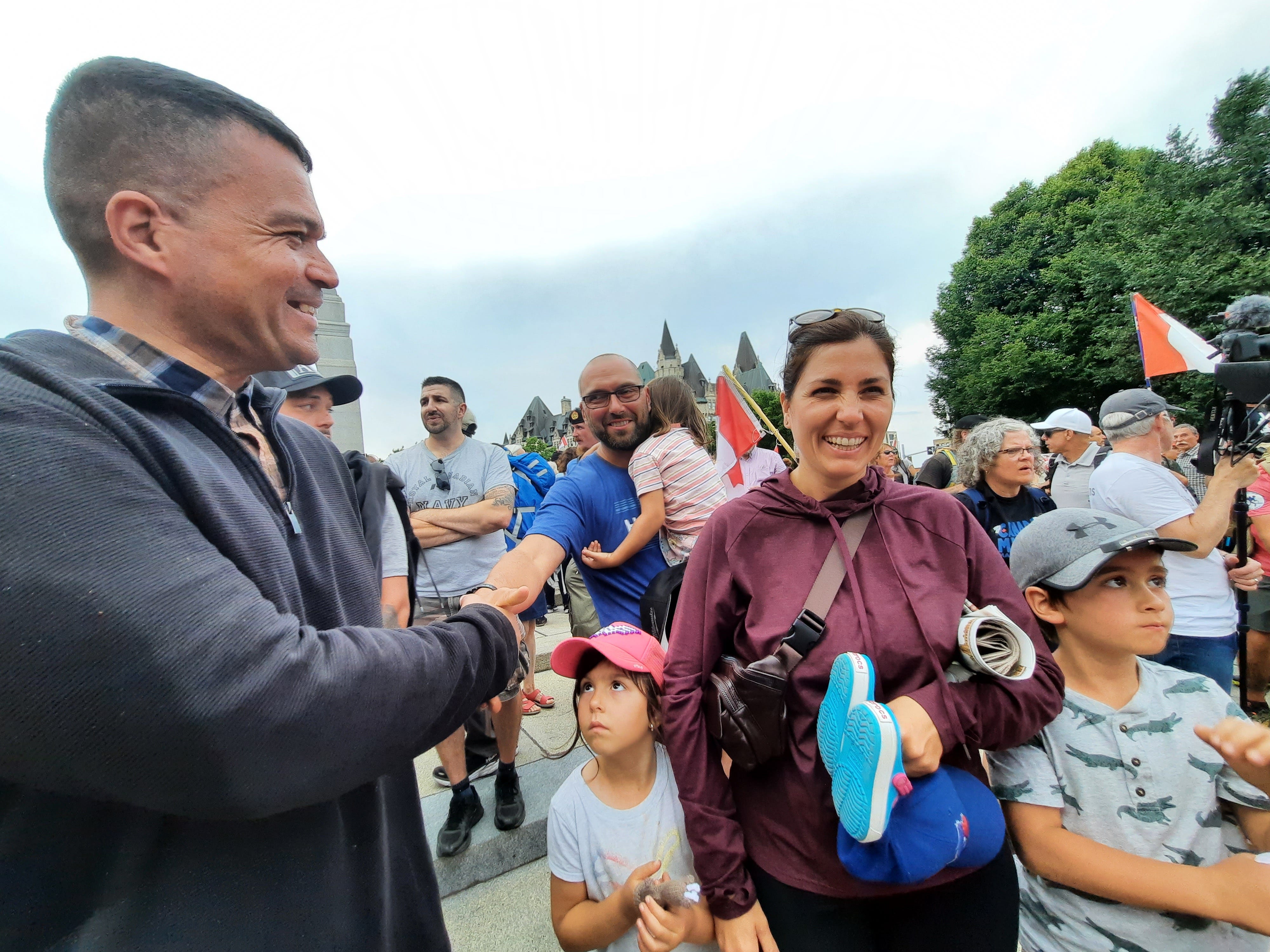 James Topp and I and his team arrive at the Tomb of the Unknown Soldier ...