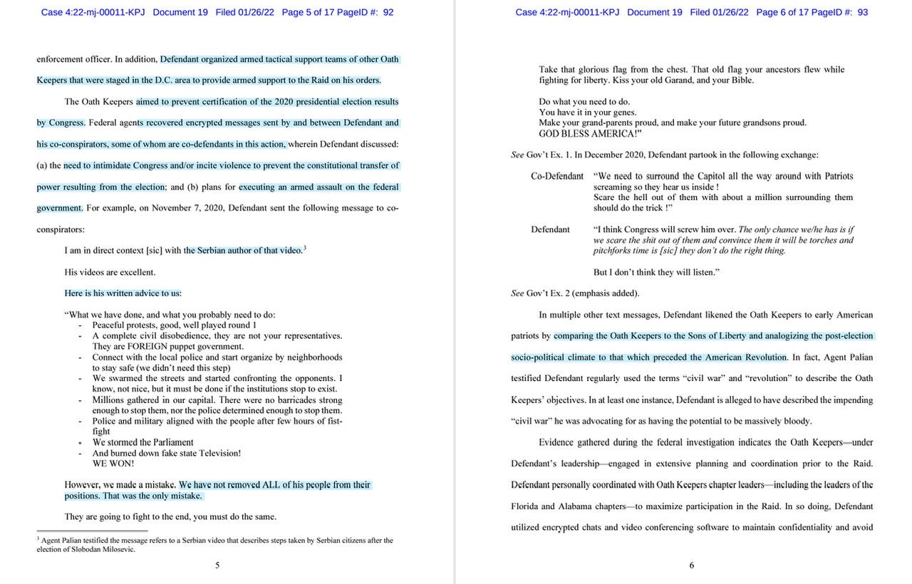 3rd superseding indictment. Ryan Samsel case update, Rhodes shall remain detained -Meggs ...