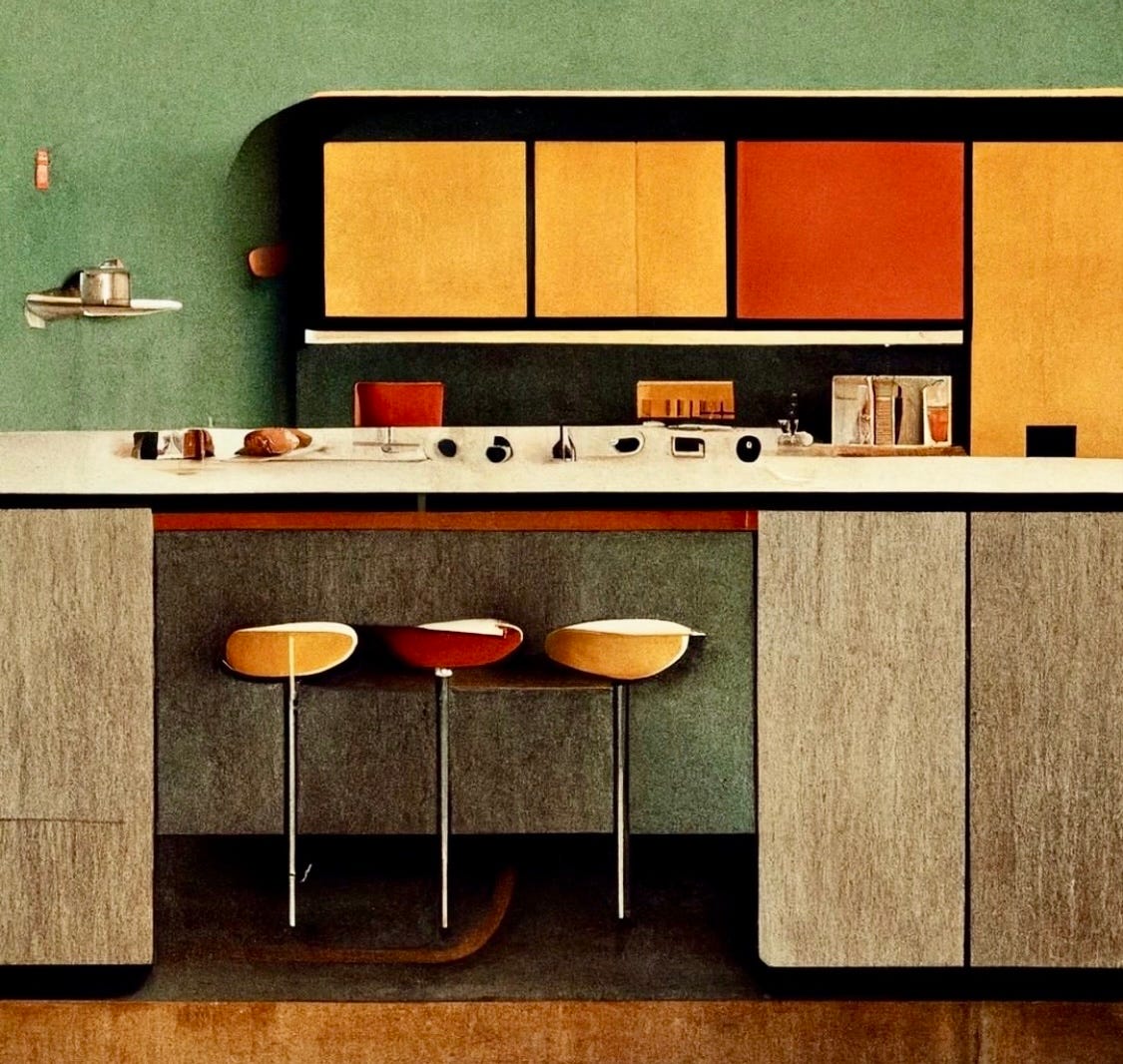 A New Beginning for Time Travel Kitchen - by Jolene Handy