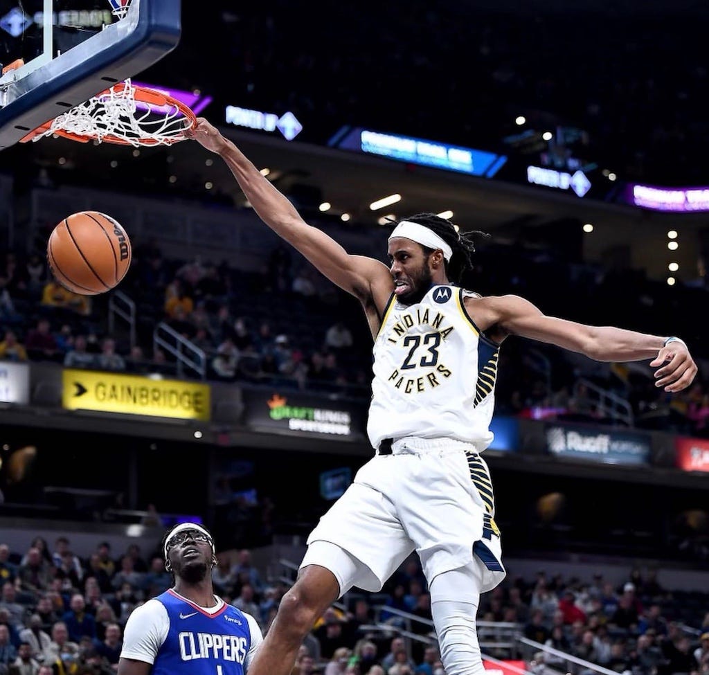 Isaiah Jackson has 'historical night' as rookies combine for 65 points ...
