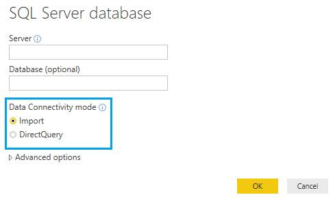 The #DirectQuery data connectivity in Power BI