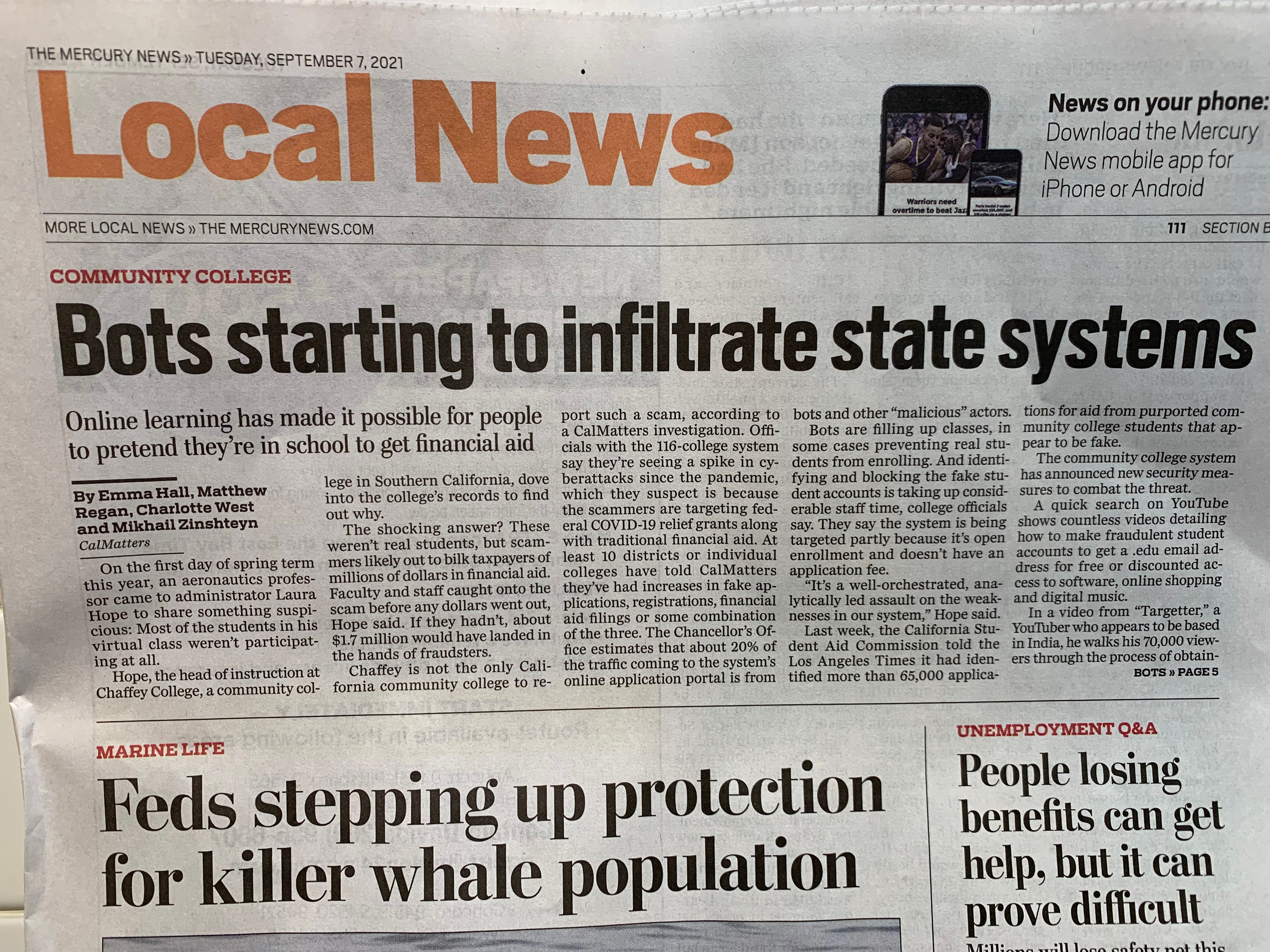 Community Colleges Declare Premature Victory Against "the Bots"