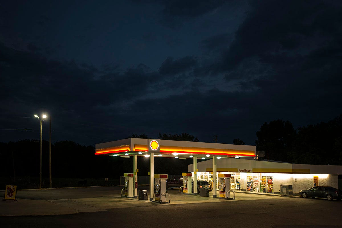 Gas Stations at Night - by Paul Vlachos - Juke