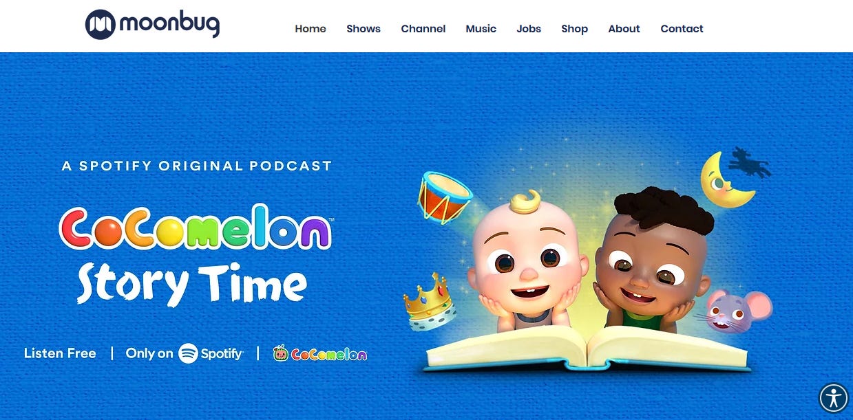 Moonbug - Entertainment company distributing on digital platforms