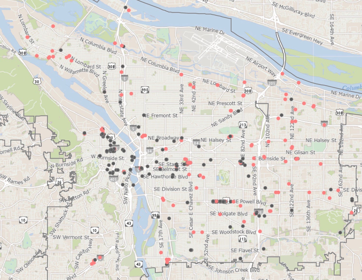 The Battle of East Burnside St. - by Richard Cheverton