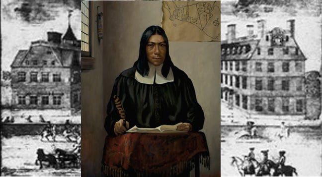 Untold Stories: Caleb Cheeshahteaumuck, First Native American Indian ...