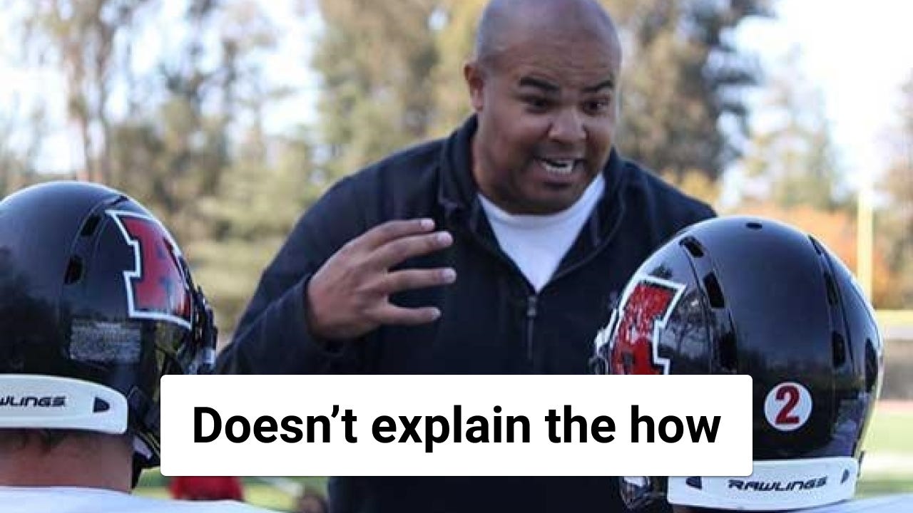 Five traits of annoying coaches - by Craig Roh