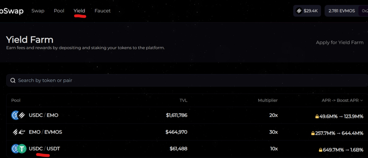 Testnet Guide Evmoswap Deficalendar Newsletter