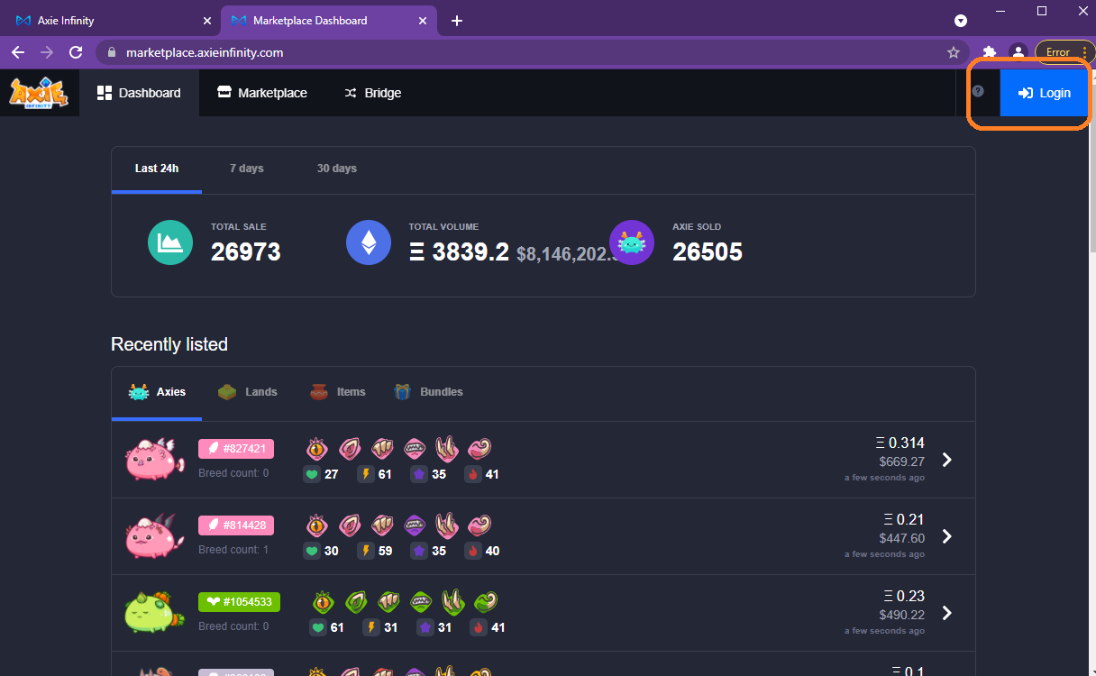 CREATE YOUR AXIE INFINITY ACCOUNT STEP BY STEP FOR PC