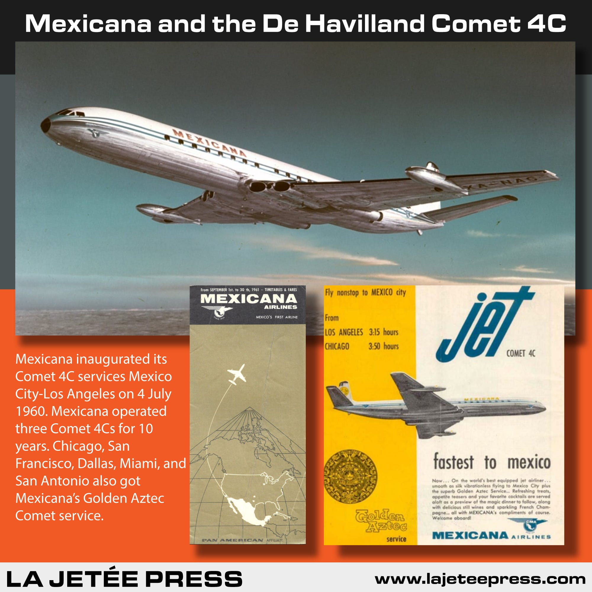 Mexicana and the De Havilland Comet 4C - by JP Santiago MD