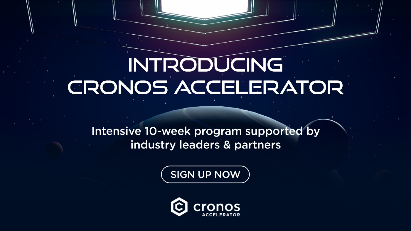 Cronos Launches $100M-backed Cronos Accelerator Program to Support Ongoing Ecosystem Building