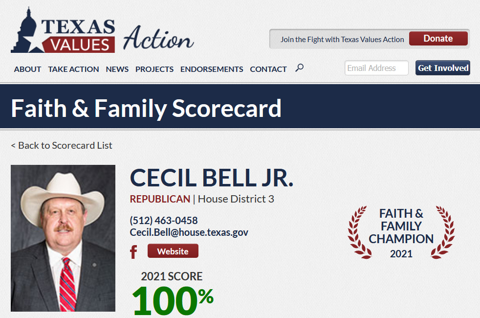 REP. CECIL BELL'S SON ARRESTED FOR SOLICITING A PROSTITUTE