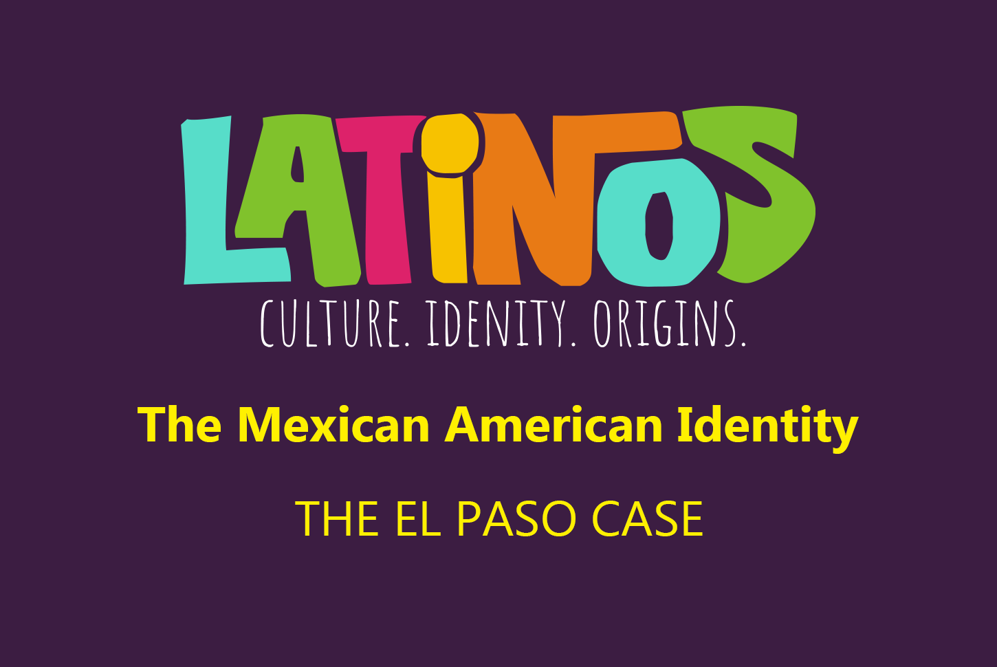 Mexican American Identity - by Martin Paredes