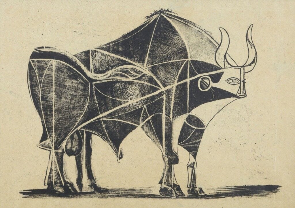 El toro de Picasso - by Emma Nogueira - Creative Workout