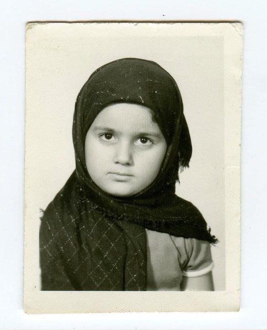 Scattered Pictures #2: Naz Riahi As a Young Girl in Post-Revolution Iran