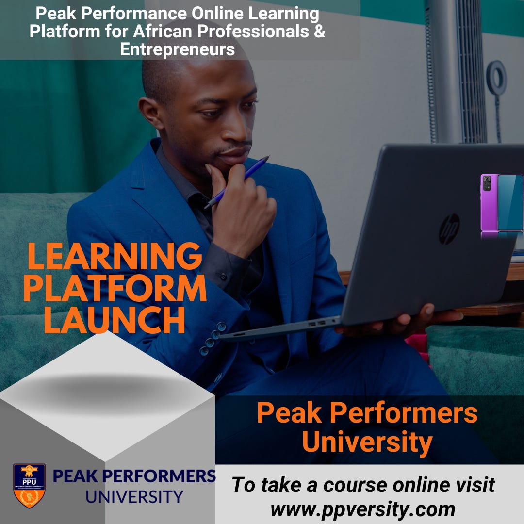 Peak Performance Learning Platform for African Entrepreneurs and ...
