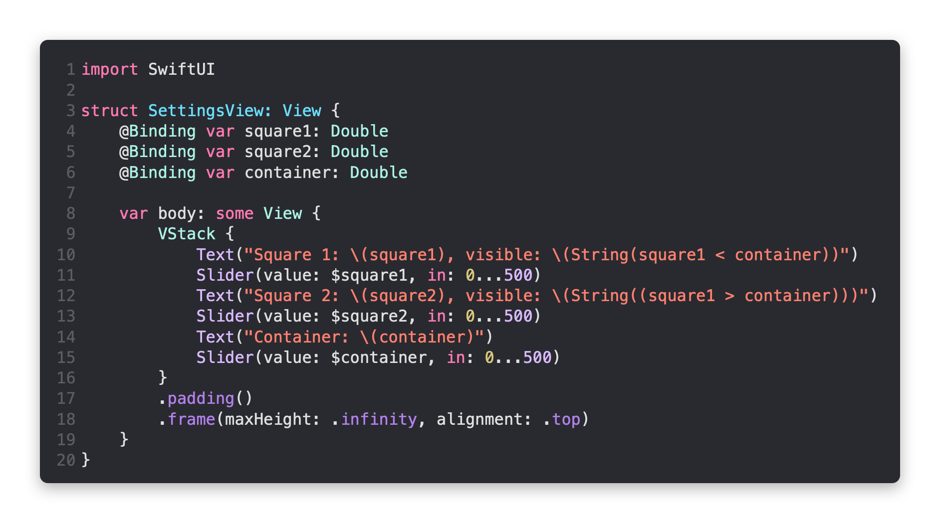 Choose The Largest View For a Container With ViewThatFits