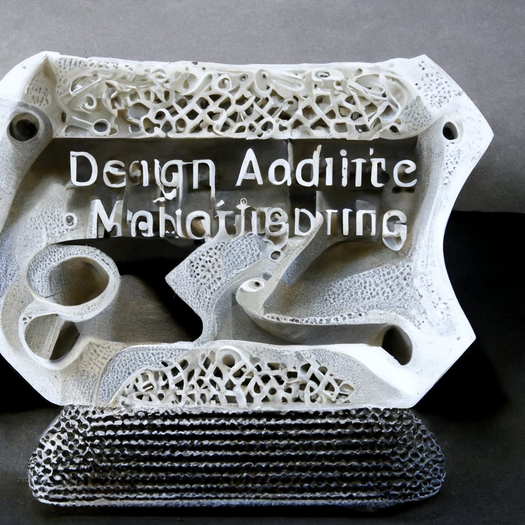 AI Produced Design for Additive Manufacturing