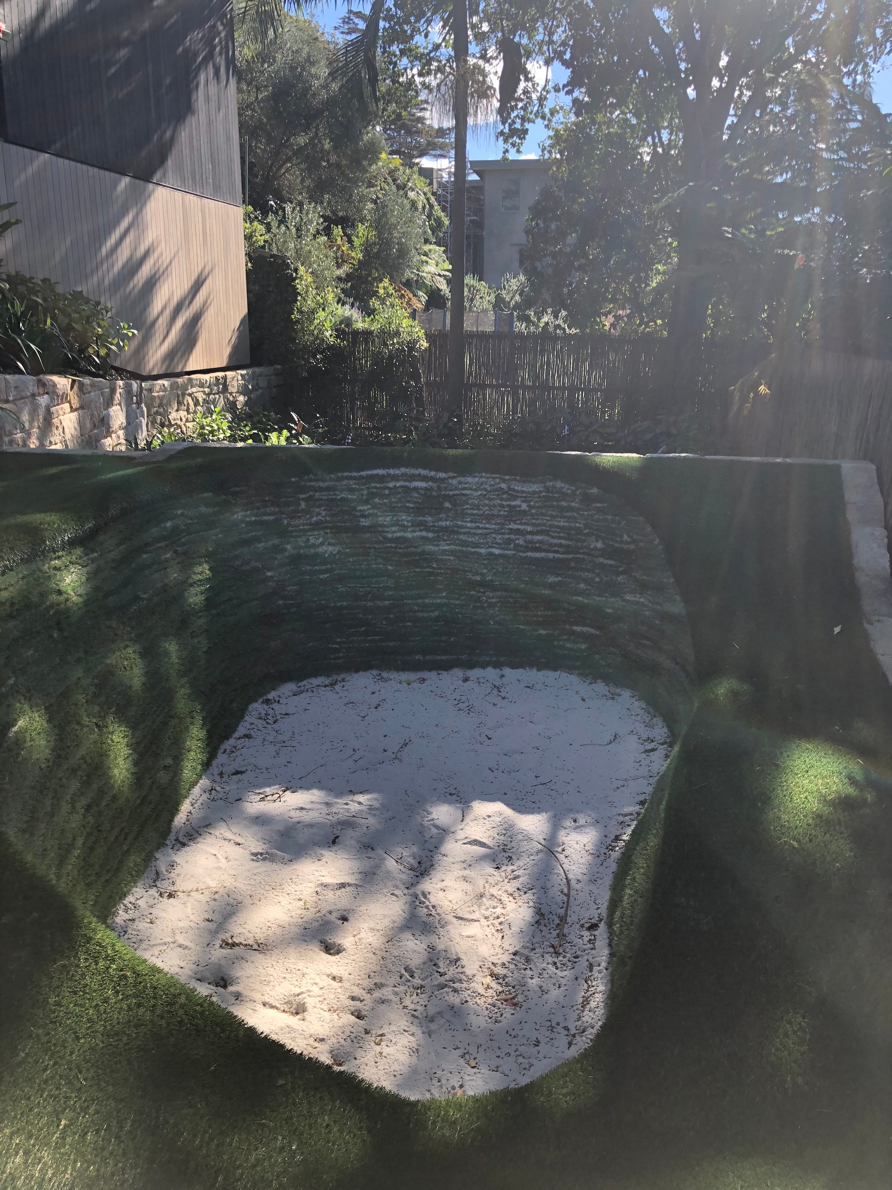 The bunker.... - by Clive Mayhew - The Golf Hut