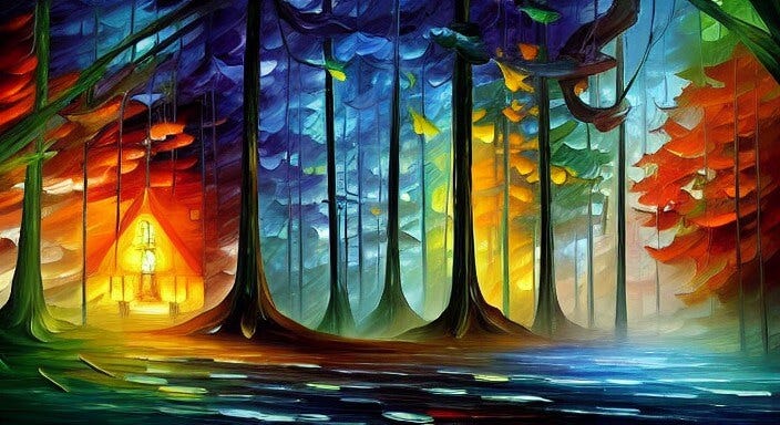 AI Art Experiment: 3 Prompts, 5 Artists - by Daniel Nest