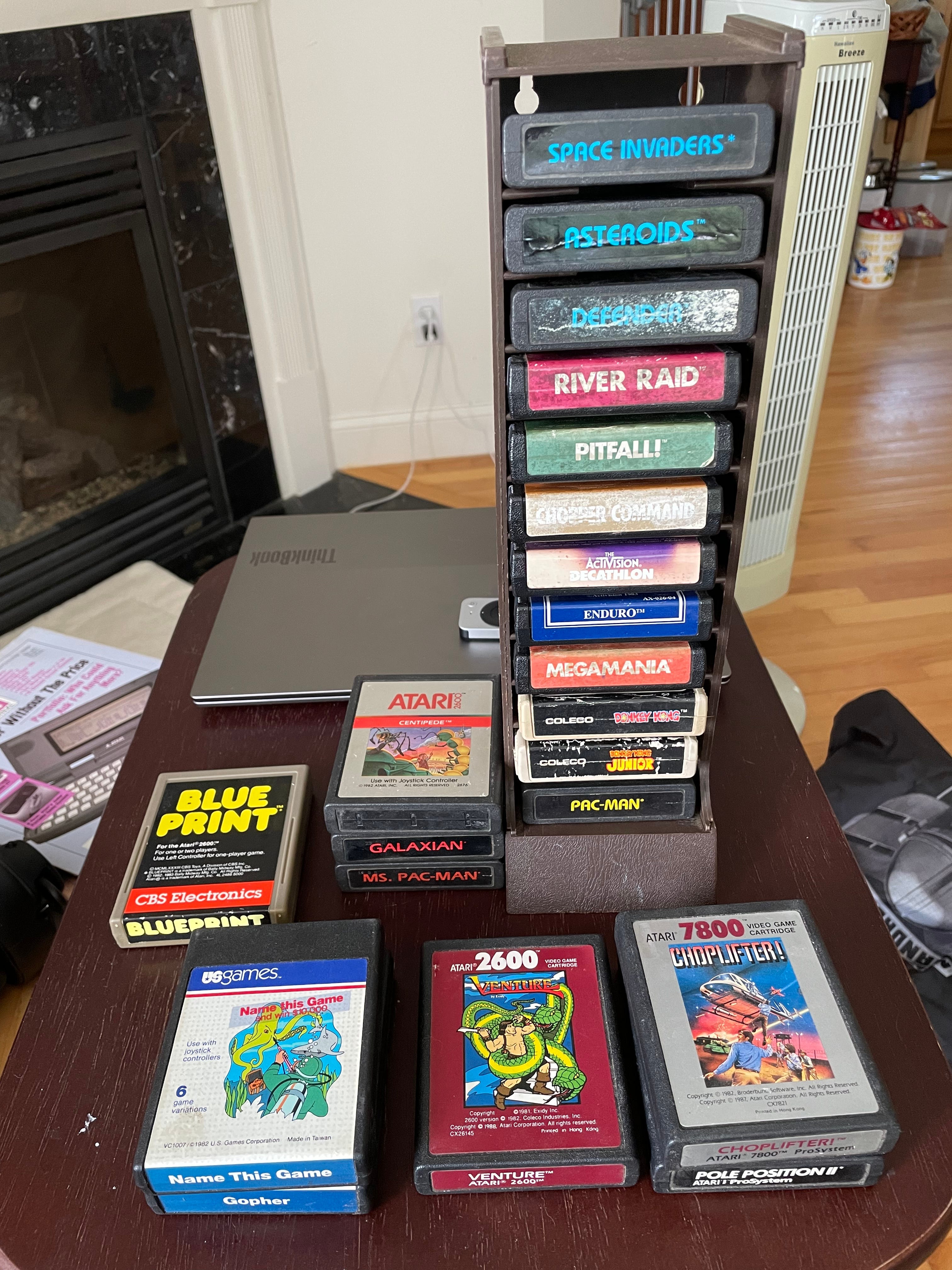 Atari 2600 / 7800 Game Haul - by Paul Lefebvre