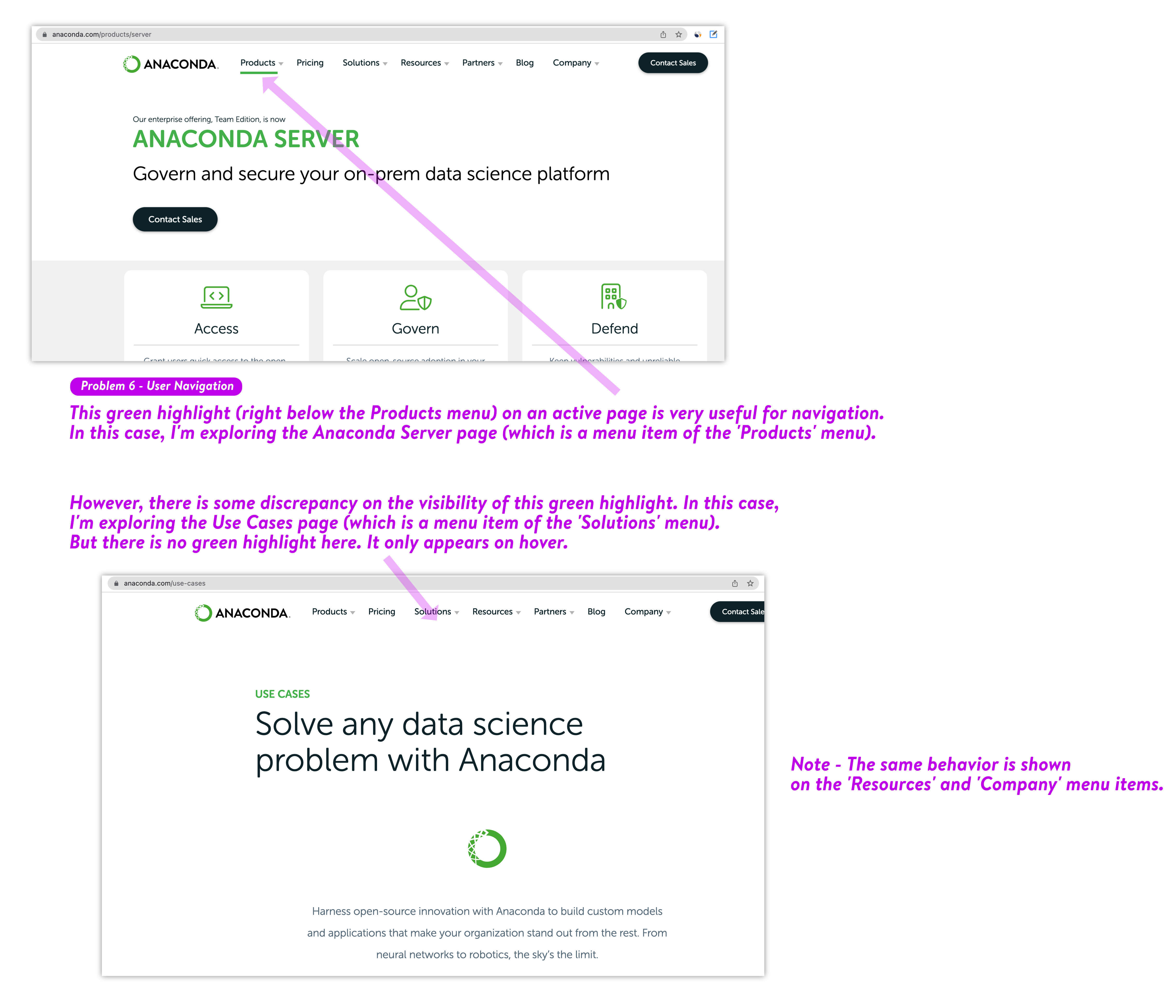 Auditing the UX of Anaconda Data Science Platform (www.anaconda.com) 🇺🇸