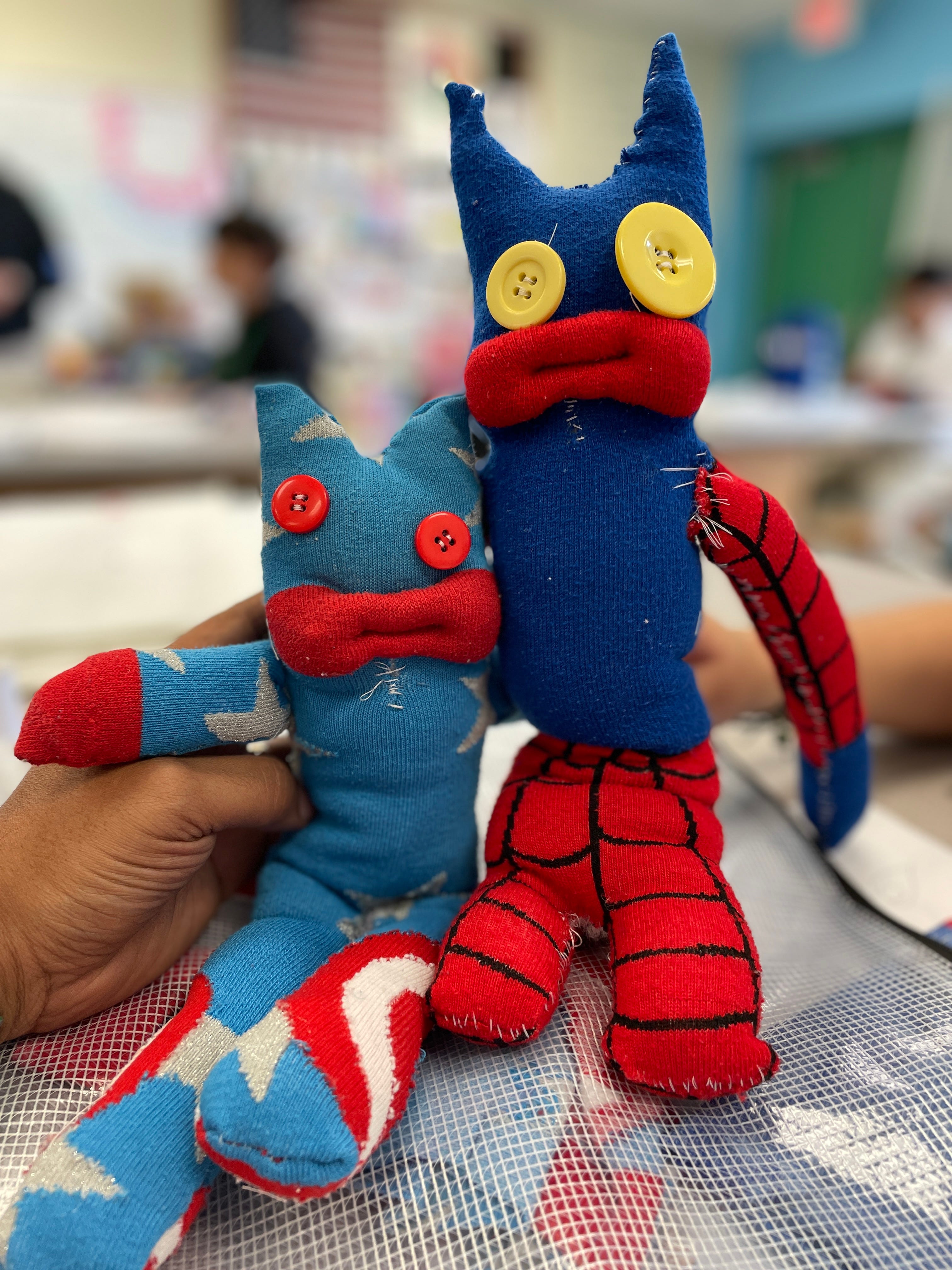 Sock Monsters in Art Class to Brighten Your Day | Curry's International ...